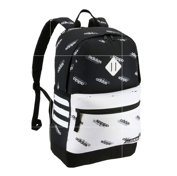 adidas | Bags | Adidas Black White Classic 3s Iii Backpack | Poshmark